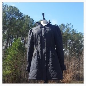 Title nine | Jackets & Coats | Title Nine Black Quilted Coat Jacket ...